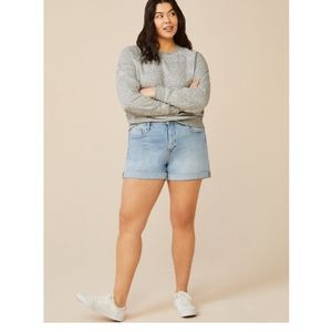 Free Assembly | Shorts | Free Assembly Womens Rolled Cuff Jean Shorts ...